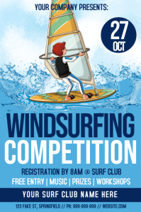 Surfing Poster Template | PosterMyWall