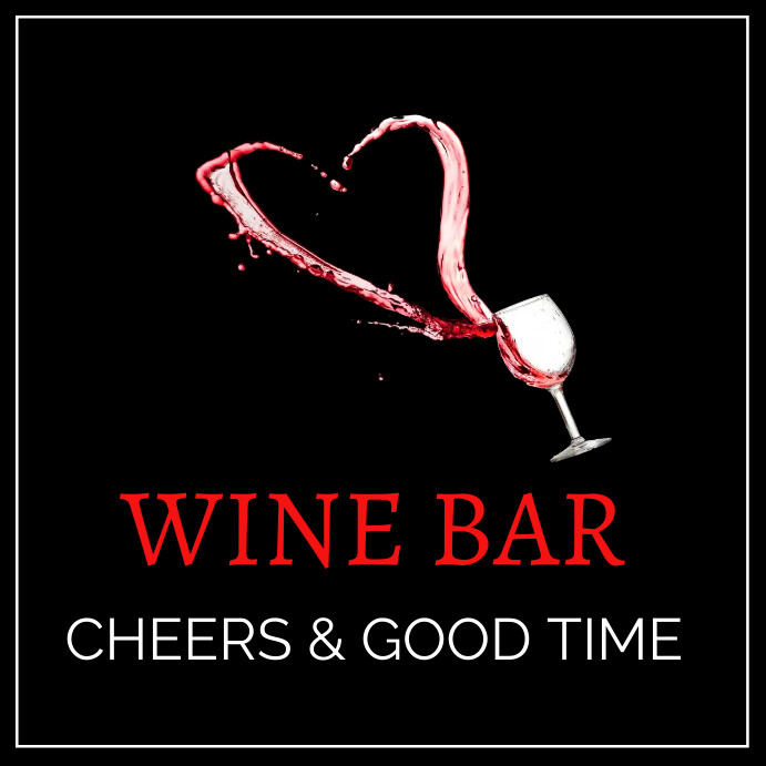 Plantilla de Wine Bar Instagram Post | PosterMyWall