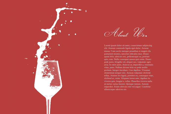 Copy of Wine Business information template | PosterMyWall