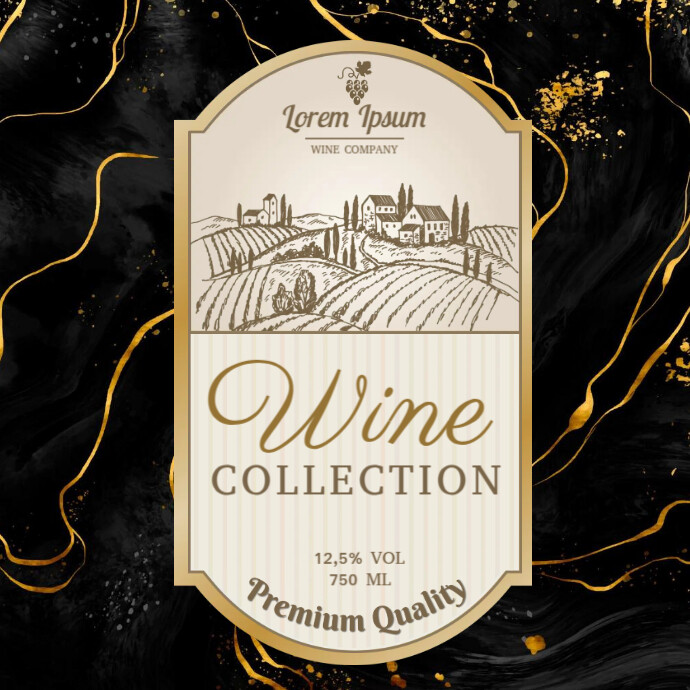 Wine Collection Label Template | PosterMyWall