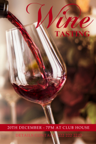 Wine Tasting Poster Template | PosterMyWall