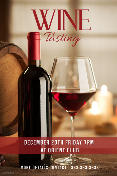 wine day template | PosterMyWall