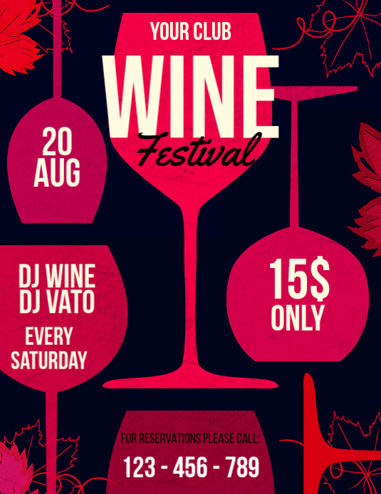 Wine Flyer Template | PosterMyWall