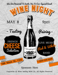 Wine Tasting Flyer Template | PosterMyWall