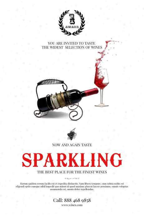 Wine Taste Event Poster Template | PosterMyWall