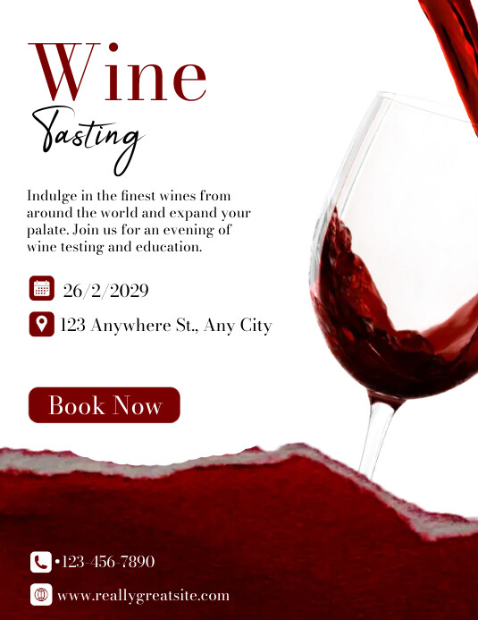 WINE TASTING CEREMONY FLYERS Template | PosterMyWall