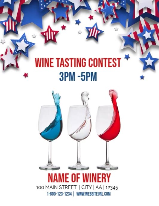 Wine Tasting Contest Template | PosterMyWall