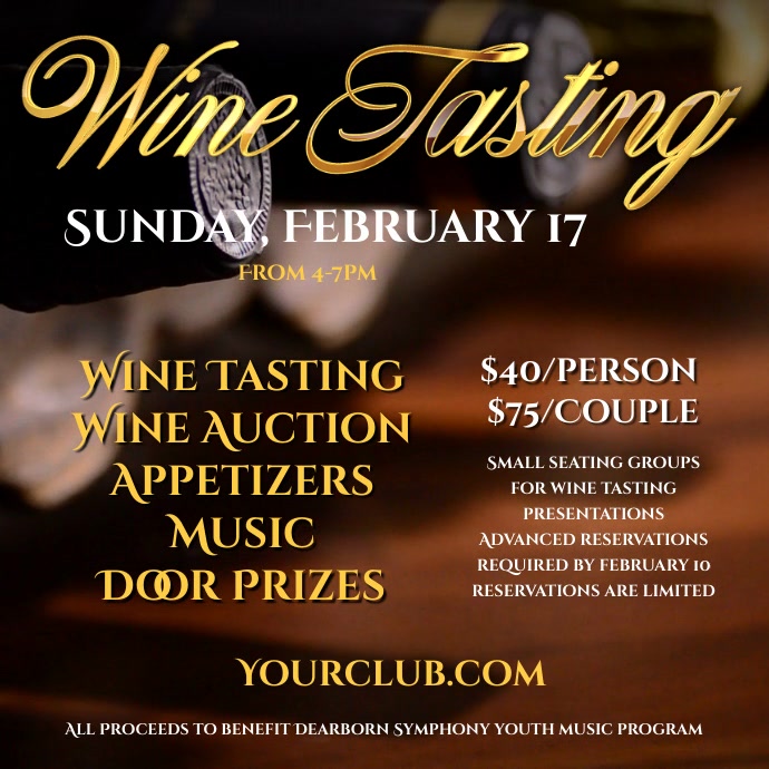 Wine Tasting Event Template | PosterMyWall