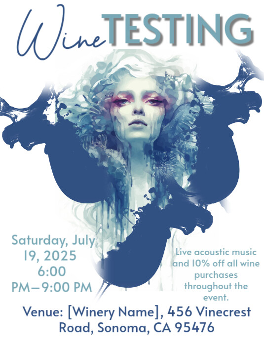 WINE TASTING FLYER Template | PosterMyWall