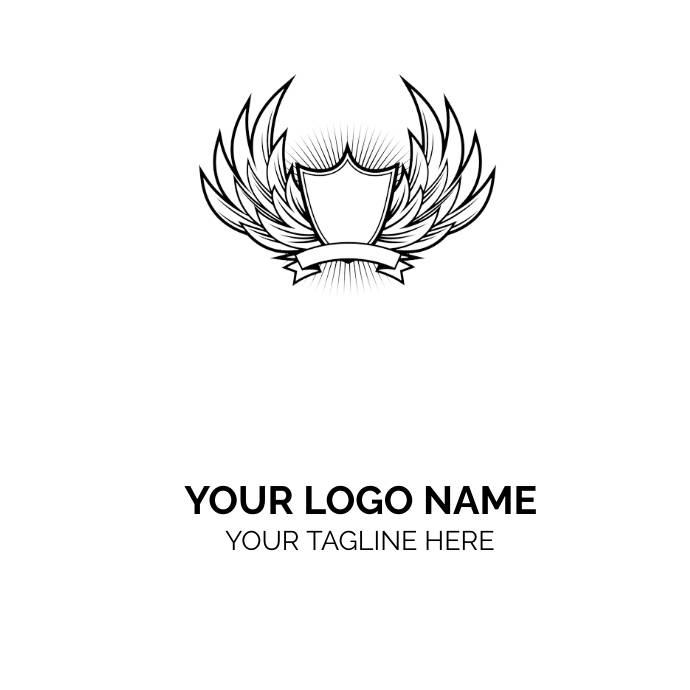 WING STYLE LOGO Template | PosterMyWall