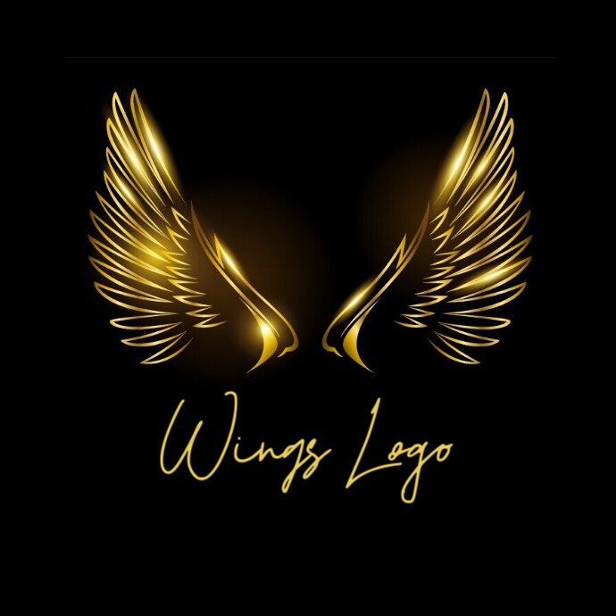 Modèle Wings-falcon-gold-luxury-company-vector-emblem- Logo | PosterMyWall