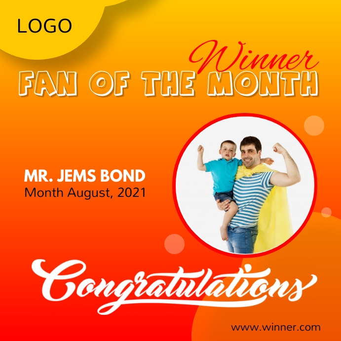 Winner Congratulations! Template | PosterMyWall