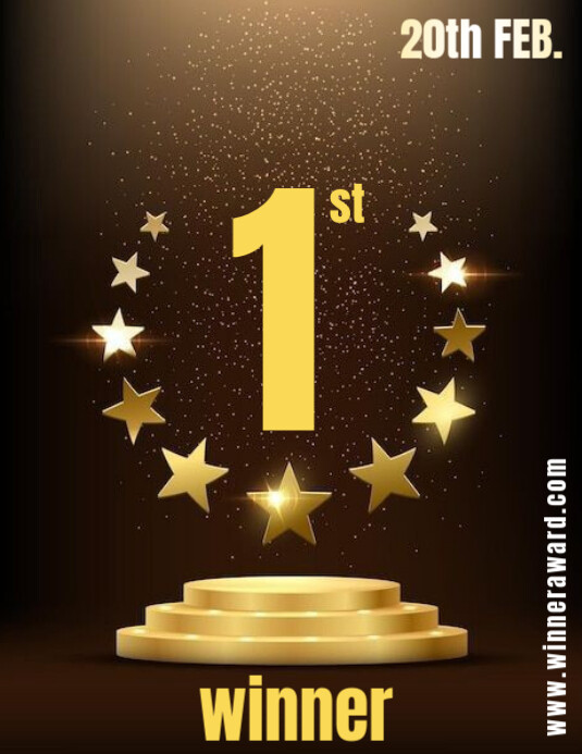 Winner Template | PosterMyWall