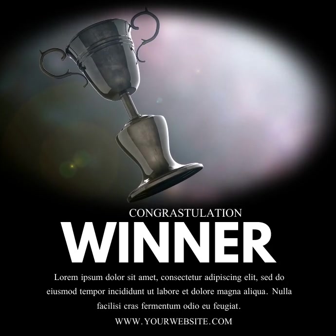 Copy of Winner Flyers | PosterMyWall