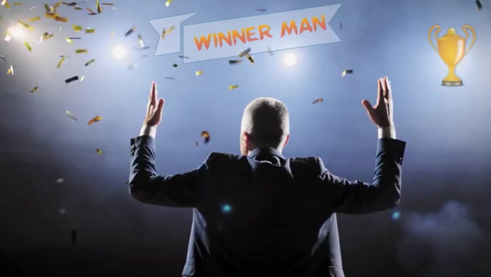 Copy of winner man | PosterMyWall