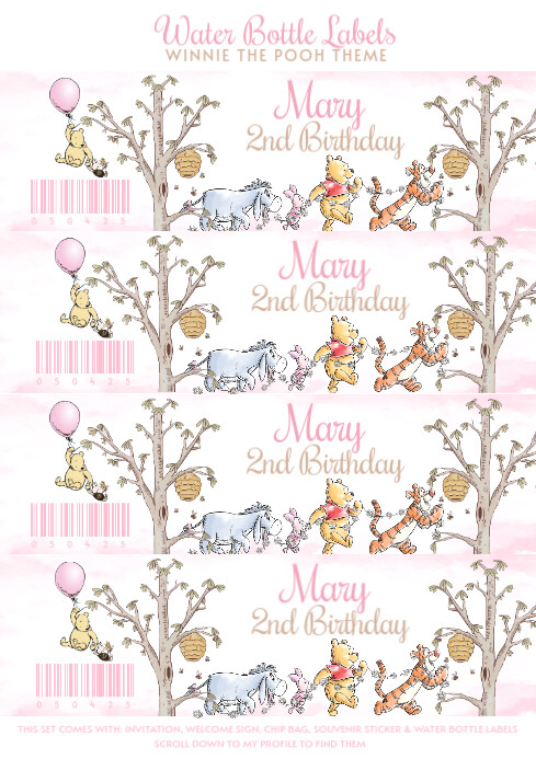 Winnie the Pooh Template | PosterMyWall