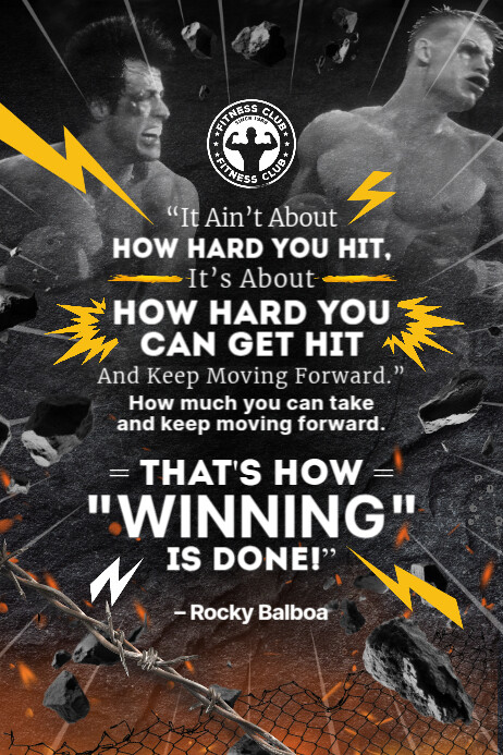 Winning Is Done Inspiring Poster Template | PosterMyWall