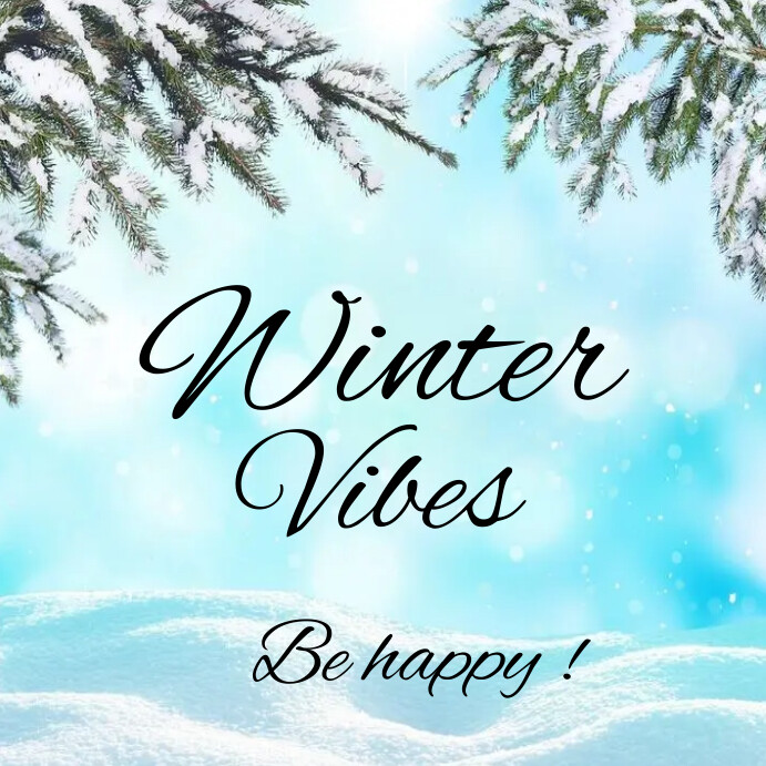 Winter, Instagram post, template | PosterMyWall