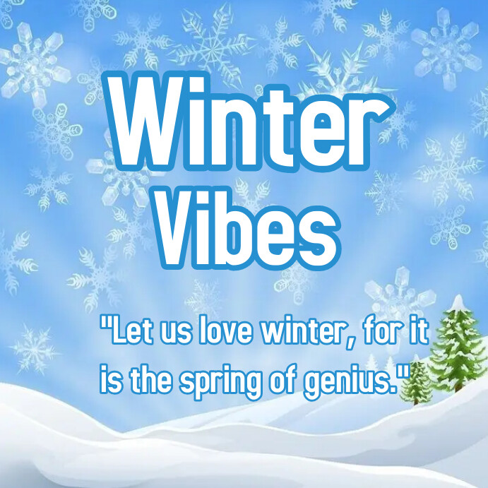 Winter, Instagram post, template | PosterMyWall