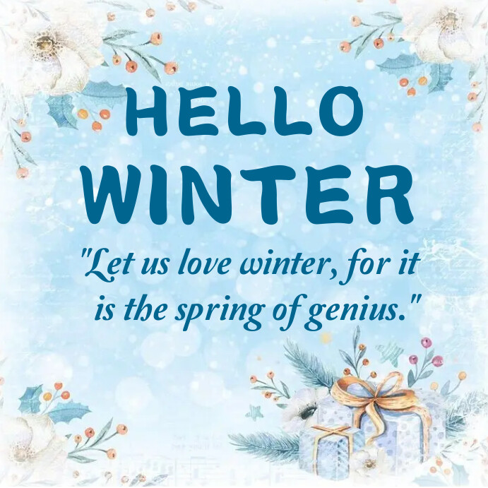 Winter, Instagram post, template | PosterMyWall