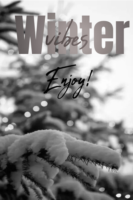 Winter, poster, template | PosterMyWall