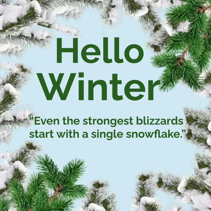 Winter,Instagram post ,template | PosterMyWall