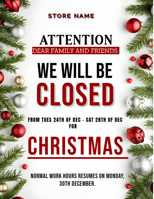 Winter break Template | PosterMyWall