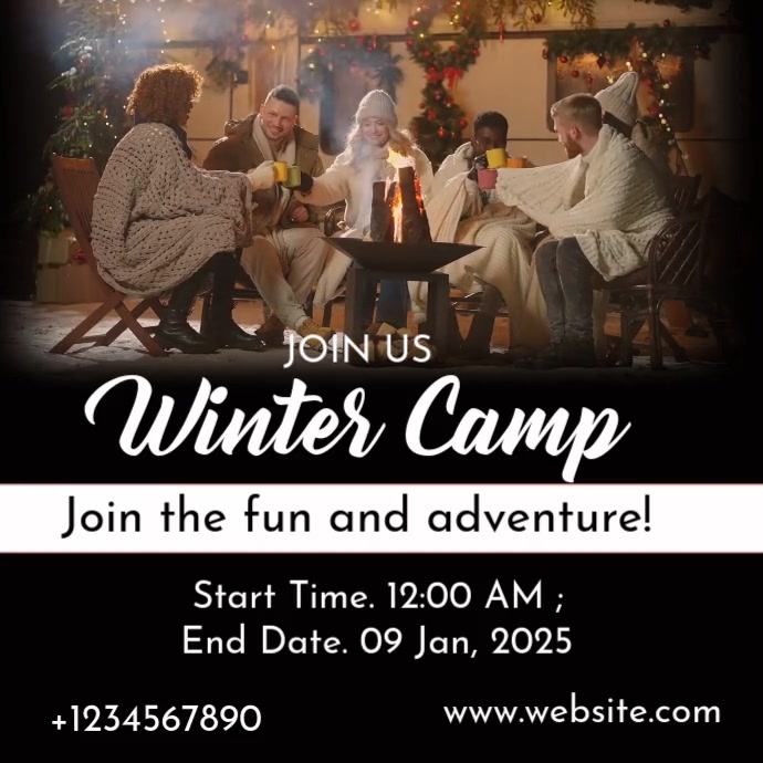 Winter Camp Template | PosterMyWall