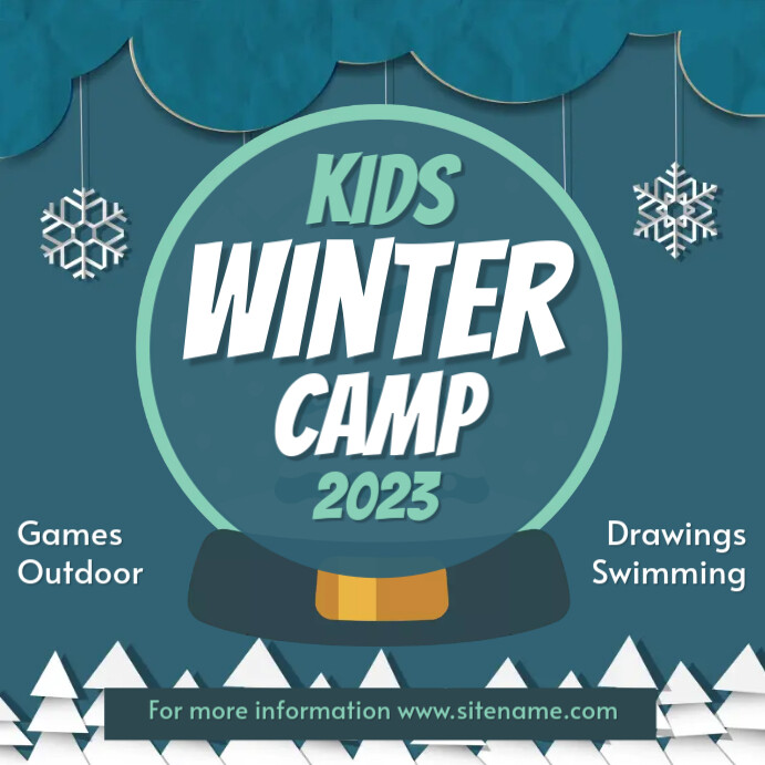 Winter Camp Template | PosterMyWall