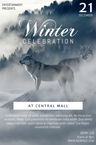 Winter event Flyer Template | PosterMyWall