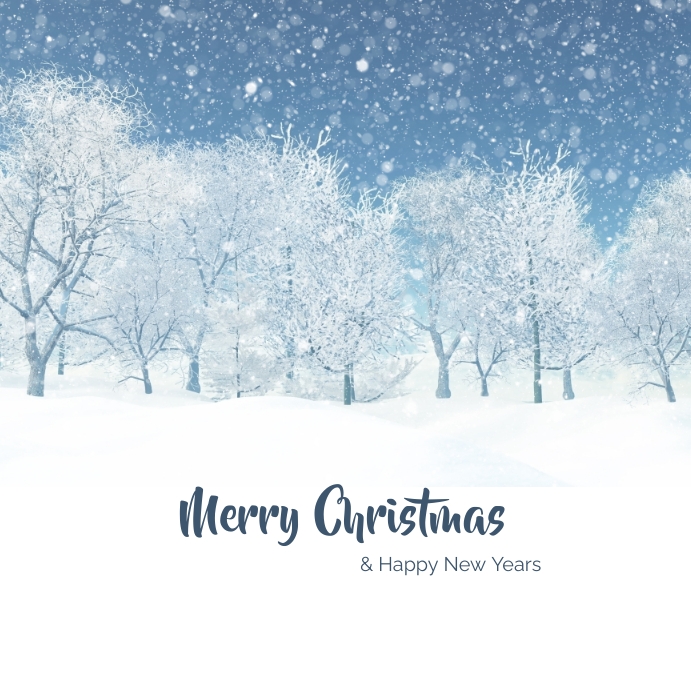 Copy of Winter Christmas Card | PosterMyWall