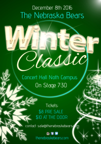 Winter Classic Concert Poster Template | PosterMyWall
