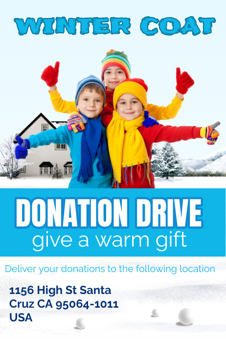 Copy of Winter Coat Donation | PosterMyWall