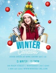 Winter Music Template | PosterMyWall