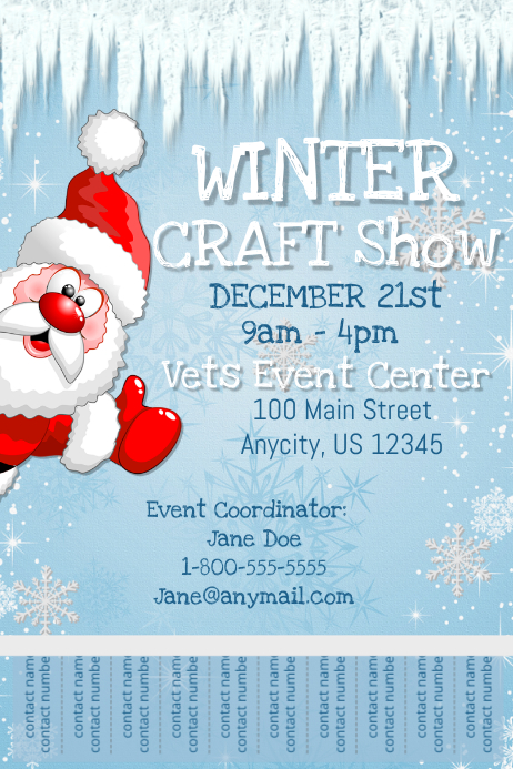 Winter Craft Show Template | PosterMyWall