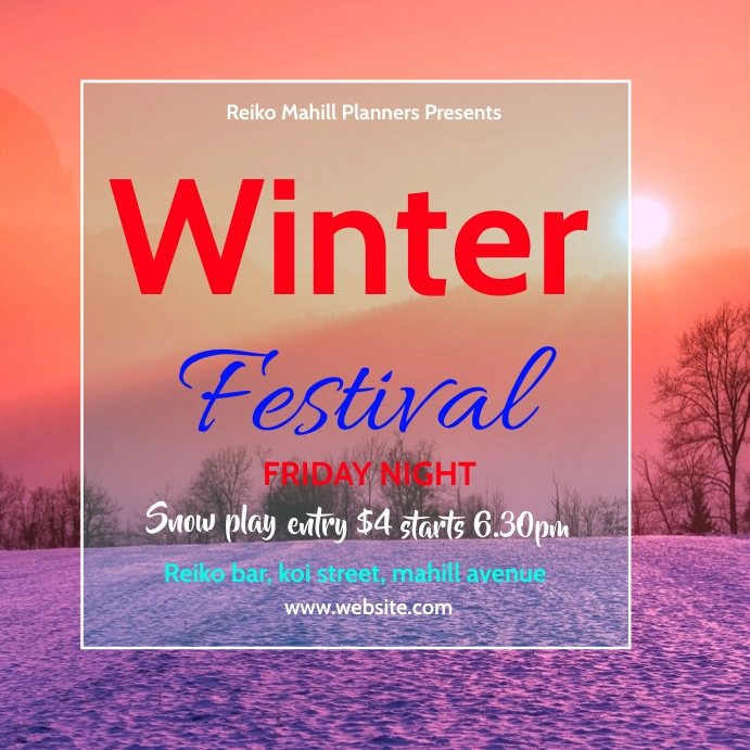 winter Template | PosterMyWall