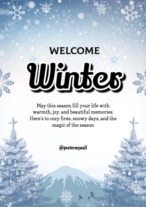 Winter Template | PosterMyWall