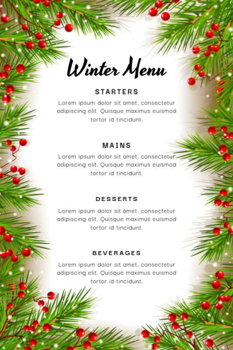Winter Template | PosterMyWall