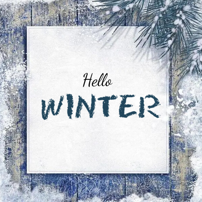 Winter Template | PosterMyWall