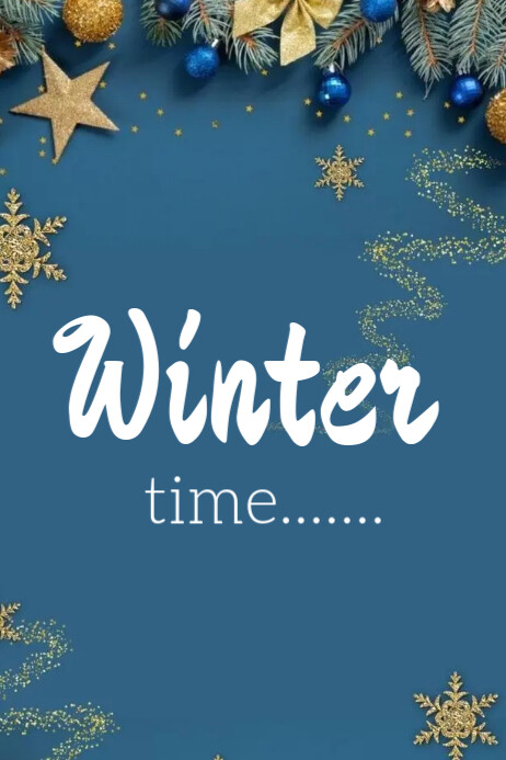 Winter Template | PosterMyWall
