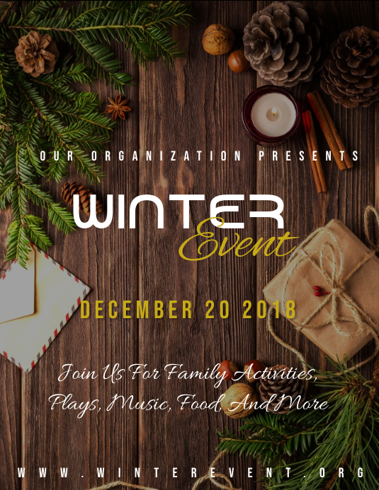 Winter event Template | PosterMyWall