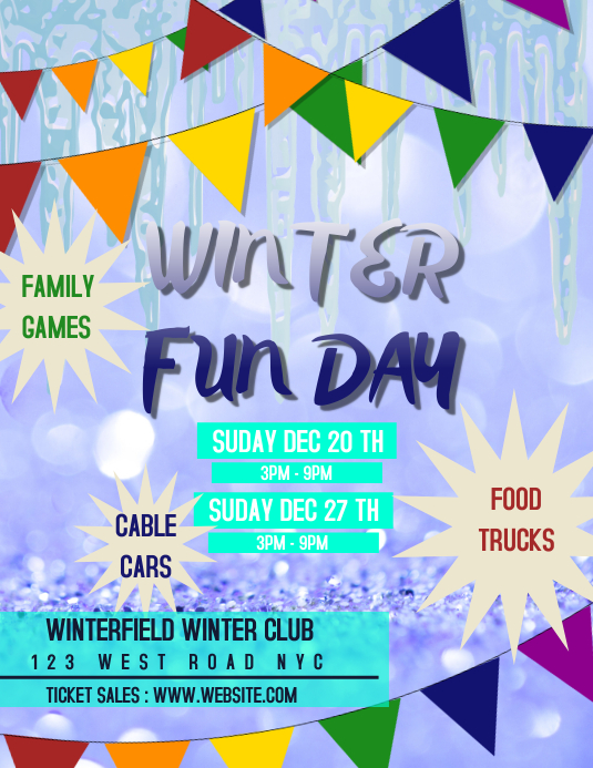 WINTER EVENT FLYER Template | PosterMyWall