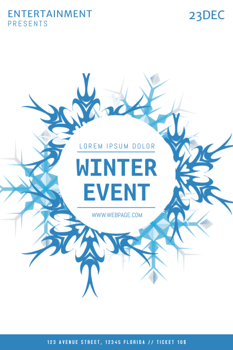 Copy of WInter Event Flyer Design Template | PosterMyWall