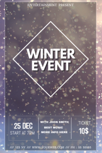 Winter Festival Event Template | PosterMyWall