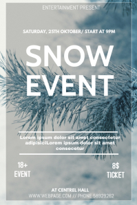 Winter Event Flyer Template | PosterMyWall