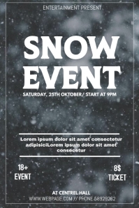 Winter event flyer template | PosterMyWall