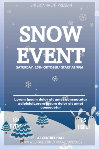 Winter event flyer template | PosterMyWall