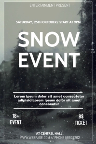Winter event flyer template | PosterMyWall