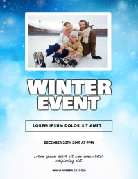 Winter event flyer template | PosterMyWall