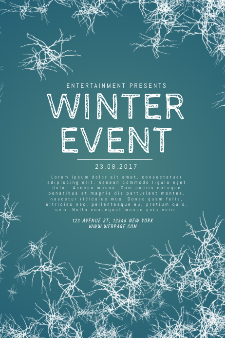 Copy of Winter Event Flyer Template | PosterMyWall